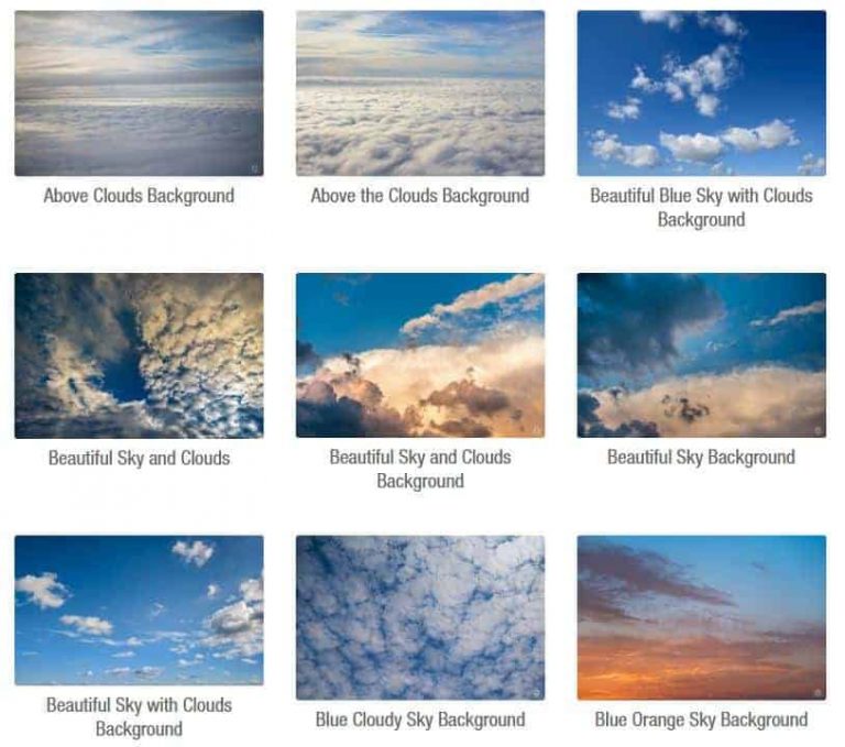 High Resolution Skies | Free Art Backgrounds
