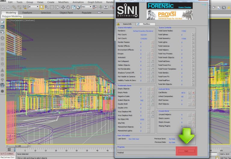 Forensic 3ds max plugin | SINI Software