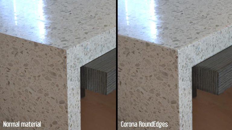 How to use Corona RoundEdges