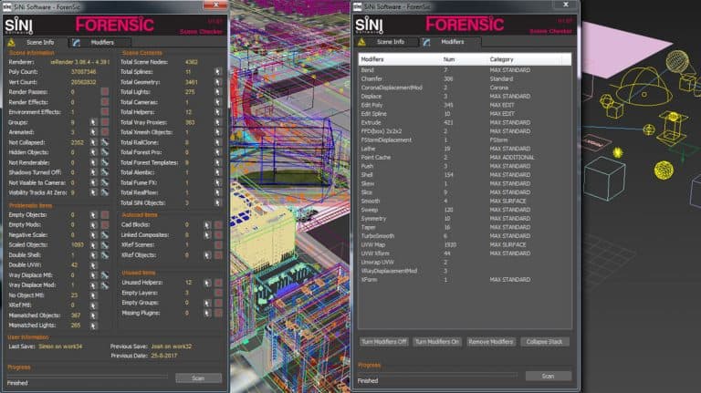 Forensic 3ds Max plugin