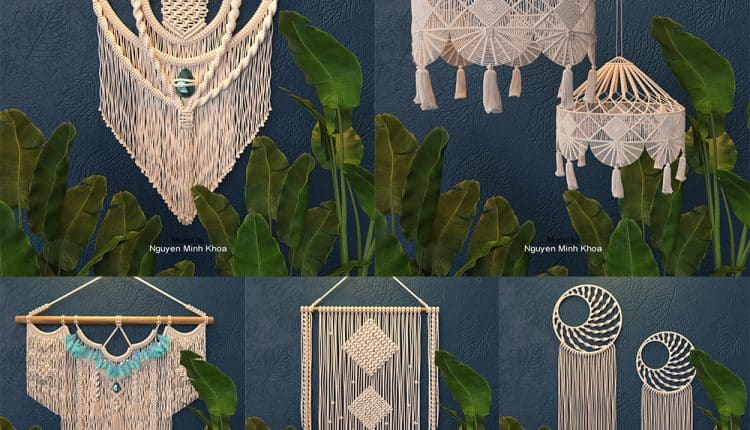 Download-Free-3D-Model-Macrame-Nguyen-Minh-Khoa » CGTricks