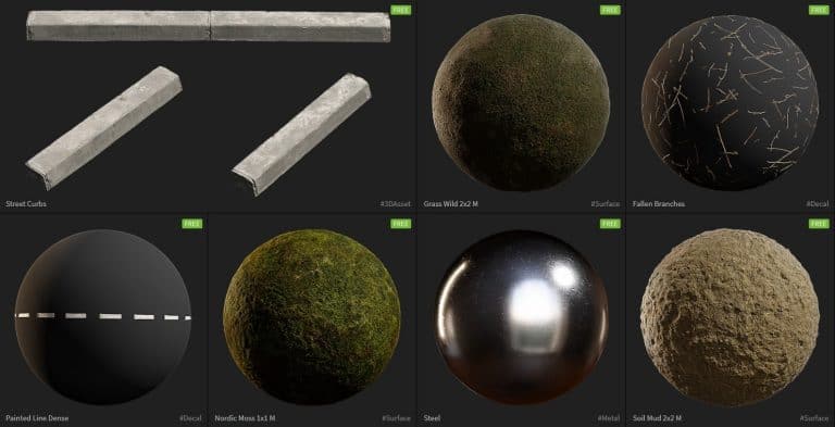 Download Free Textures | Megascans
