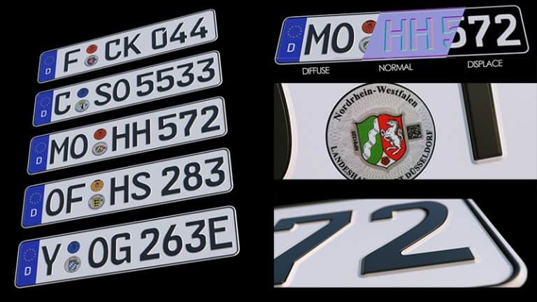 License plates FREE textures | Anton Bessonov
