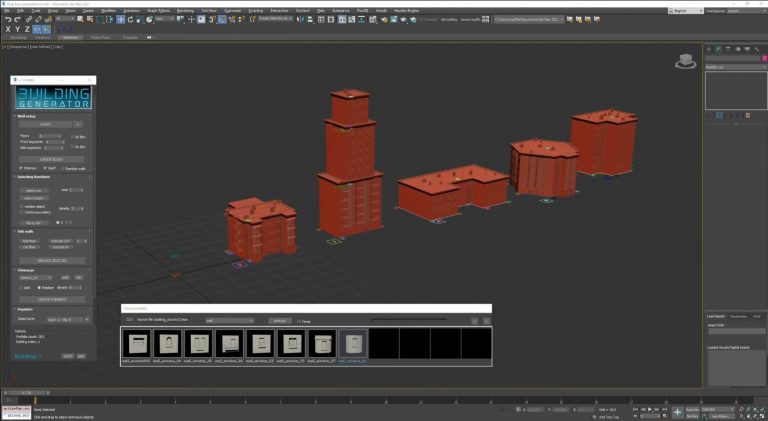 Building Generator script for 3ds Max | Milan Šaffek