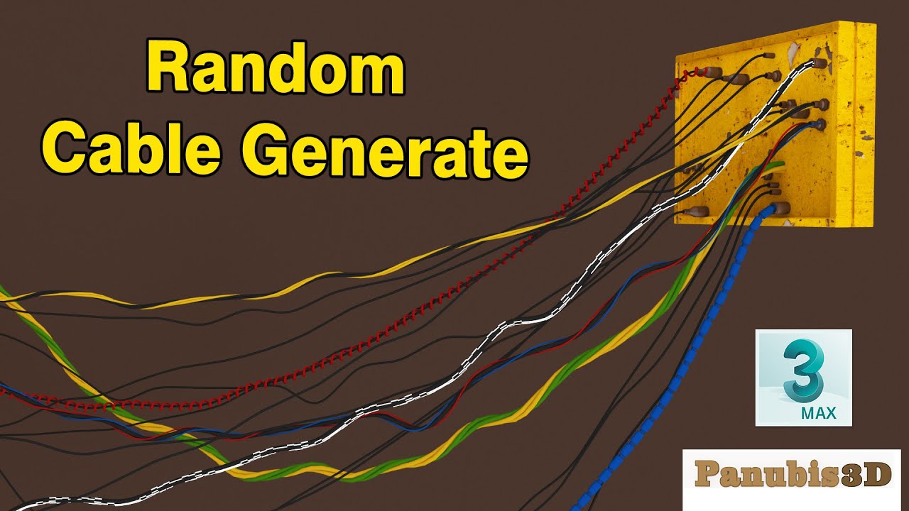 Random Cable Generator for 3ds Max