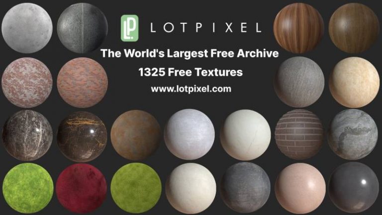 The Worldâ€™s Largest Free Archive 1350+ Free Textures LotPixel - 3ds ...