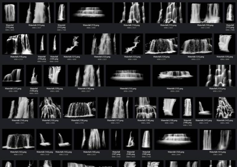 Waterfall Alpha Mask [360+] | Casey Sheep