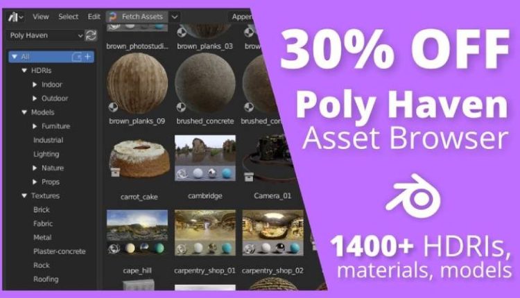 Poly Haven Asset Browser » CGTricks
