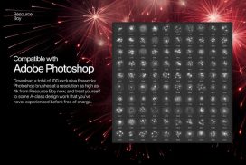 100 Free Fireworks Photoshop Brushes | Resourceboy