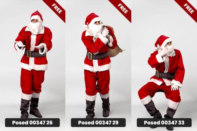 Free 3D Santa Models - Limited Time | RenderPeople